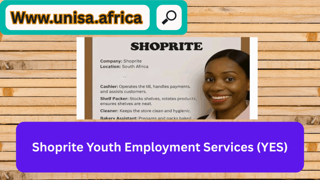 Shoprite Youth Employment Services (YES) 2026